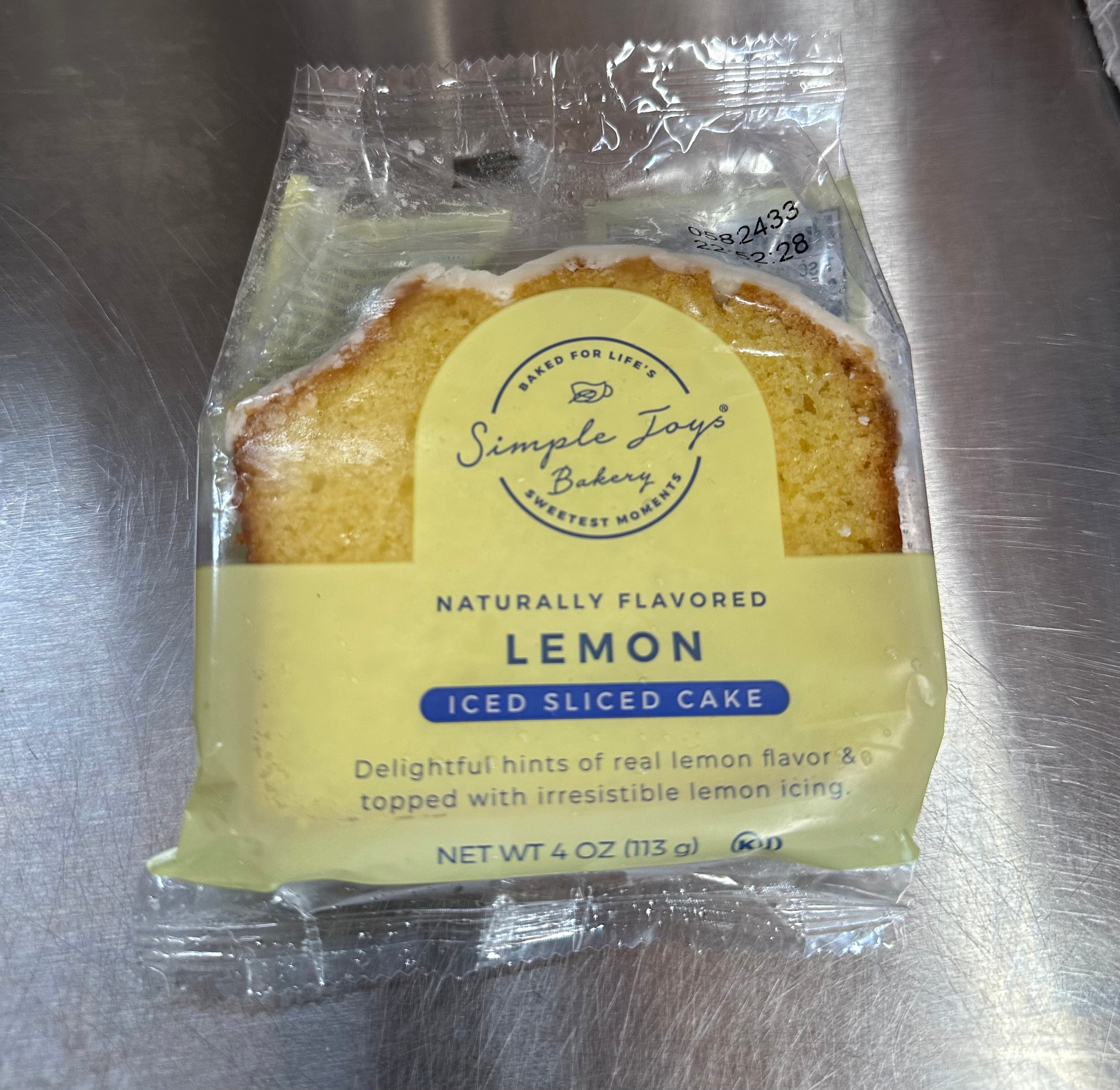 Lemon Iced Sliced Cake | Sandys Cafe