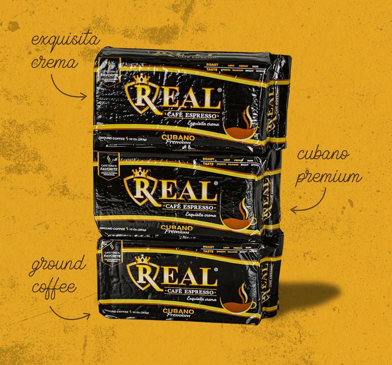 Cafe real ground coffee brick 10oz | Sandys Cafe